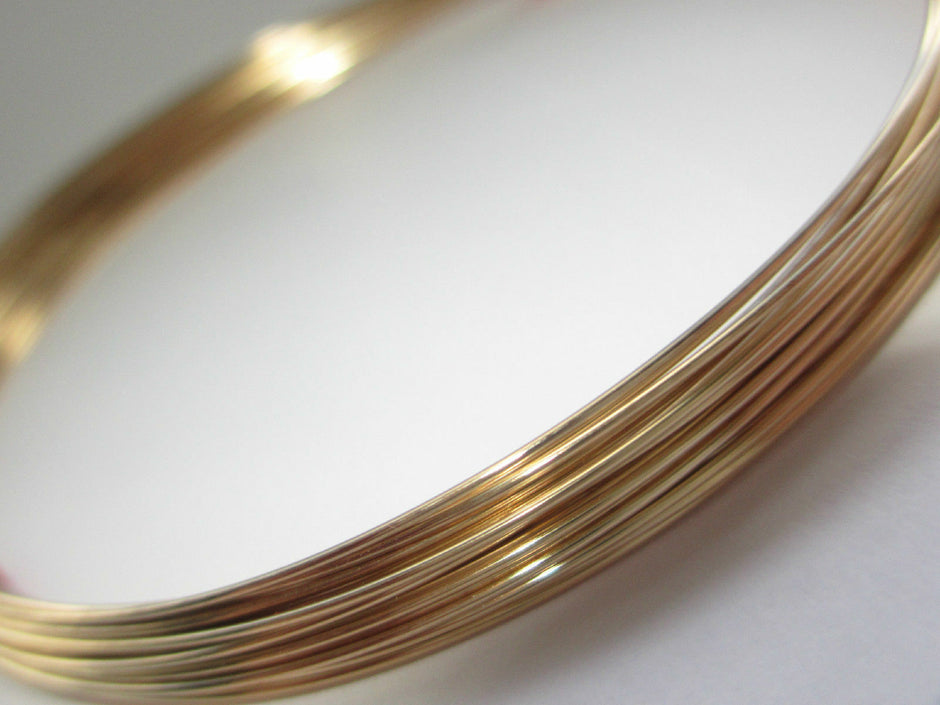 Gold Filled Round Half Hard Wire – Jewellery Station